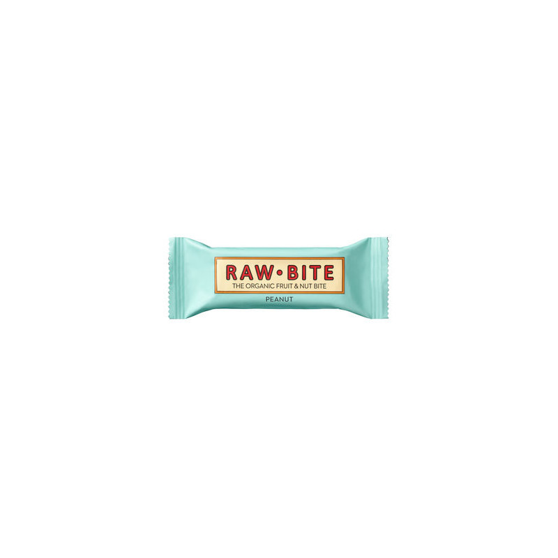 RAW BITE - Peanut - 50 g | Miraherba Bio Riegel